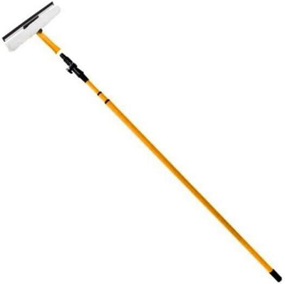 3.5m Telescopic Window Cleaner Kit with Squeegee & Microfibre Scrubber