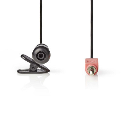 3.5mm Mini Lavalier Clip-on Lapel Mic Microphone For Mobile Phone PC ...