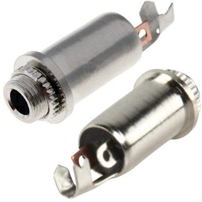 3.5mm Stereo Jack Socket Chassis Panel Mount Solder Connector Audio Adapter