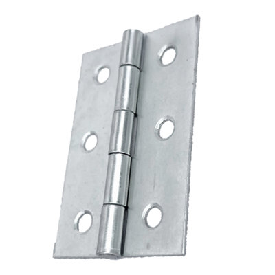 3" (75mm) BUTT HINGES - Nickel Plate Door Hinges - multi pack