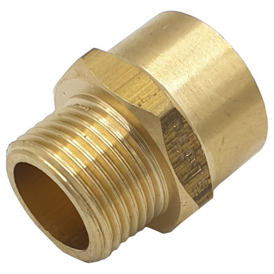 3/8" BSP Male x NPT Female Connector Thread Joiner Adaptor UK Thread to ...