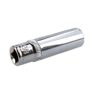 3/8" Deep SAE Socket 1/4" Drive 48mm Length 6 Point Chrome Vanadium ...