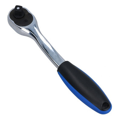 3/8" Drive Curved Ratchet Socket Driver Quick Release 72 Teeth Soft ...