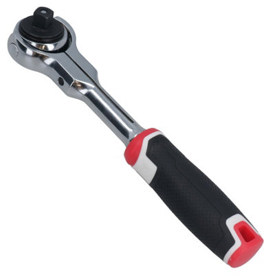 3/8" Drive Flexi Swivel Head Twister Reversible Ratchet Rotating Head ...