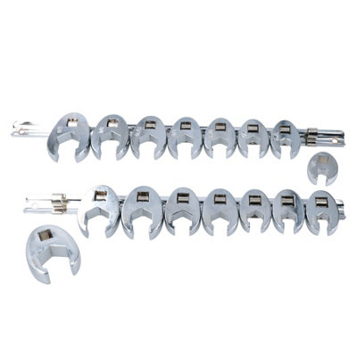 3/8" Drive Imperial AF + Metric Crowfoot Crowfeet 3/8" - 7/8" 10 - 22mm ...