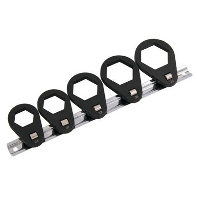 3/8" Oil Filter Offset Wrench Set 5pc Sizes 24 to 38mm (Neilsen CT4771 ...