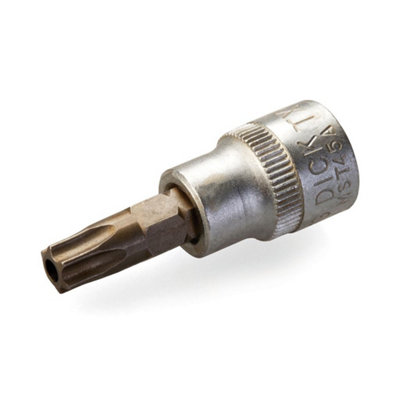 3/8" SD Inserted Anti-Tamper Bit Short Socket Trx - T15