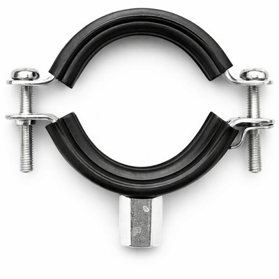3" (87mm - 98mm) - Pack of 10 - Rubber Lined Munsen Rings Pipe Clamps ...