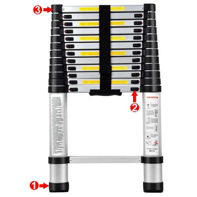 B & q telescopic ladders store