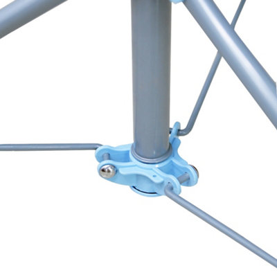 3 Arm 16M Powder Coated Rotary Airer Washing Line Indoor Outdoor ...