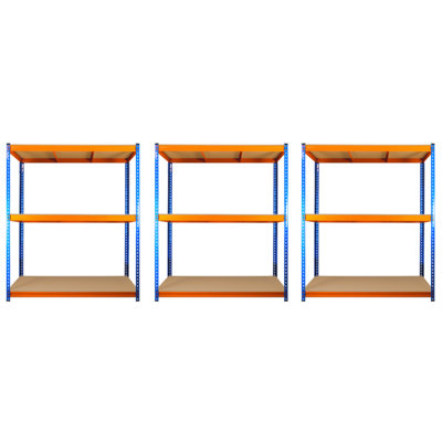 3 Bays of 3 Tier ULTRA HEAVY DUTY Storage Racking 1800h x 1500w x 450d ...