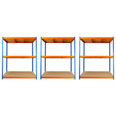 3 Bays of 3 Tier ULTRA HEAVY DUTY Storage Racking 1800h x 1500w x 600d ...