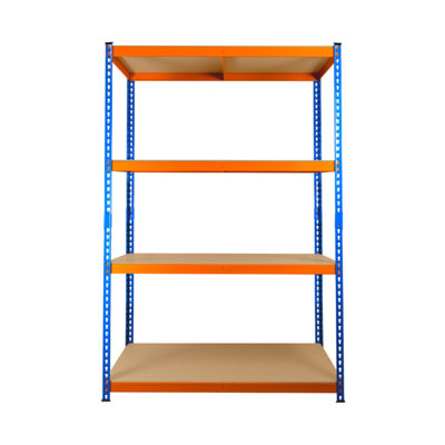 3 Bays of 4 Tier Extra Heavy Duty Storage Racking 1800h x 1200w x 450d ...