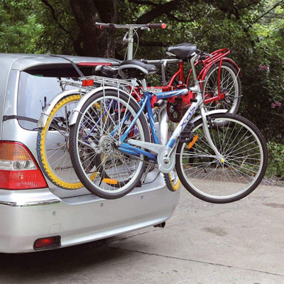3-Bike Car Cycle Carrier, Sturdy Metal Construction, Foam Padding, Fits ...