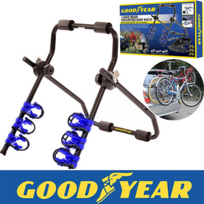3 Bikes Bicycle Carrier Car Rack Bike Cycle Easy Rear Boot Mount ...