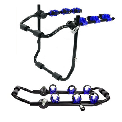 3 Bikes Bicycle Carrier Car Rack Bike Cycle Easy Rear Boot Mount ...