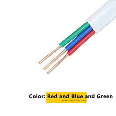 3 Core Solid Copper Electrical Power Cable PVC Insulated 16 AWG 20 m