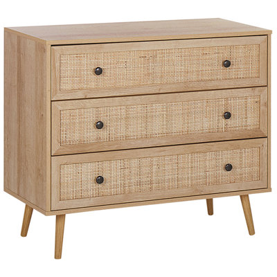 3 Drawer Chest PONCA Light Brown