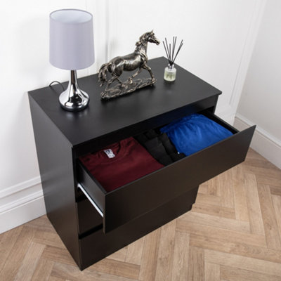 Black chest nightstand store