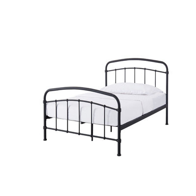 3 Feet Halston Single Bed - Metal - L200 x W101 x H113 cm - Black