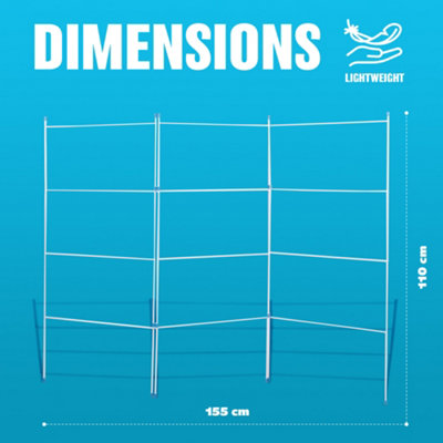 3 Fold Airer Clothes Gate Indoor & Outdoor Rack Laundry Rail Dryer ...