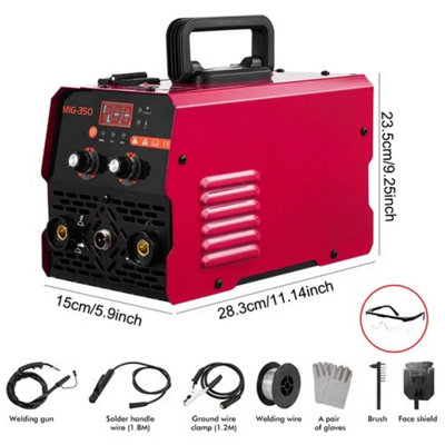 3 in 1 Automatic Mig 200A Welding Machine Lift-Tig MMA Gasless Digital ...