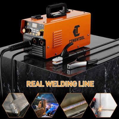 3 in 1 Automatic Mig 200A Welding Machine Lift-Tig MMA Gasless Digital ...