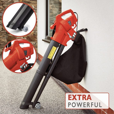 3 In 1 Electric Leaf Blower Vacuum Shredder 3000W Corded