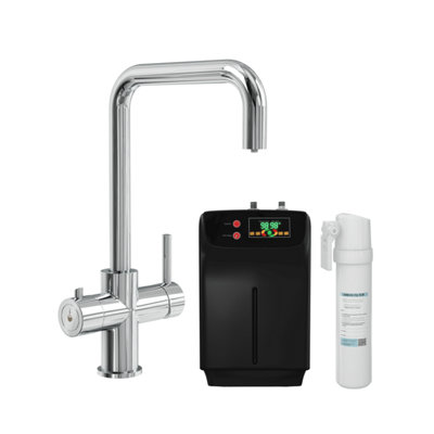 3 in 1 Instant Hot Water Kitchen Sink Tap, Tank and Filter - Chrome ...