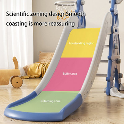 3-in-1 Kids' Plastic Climber, Slide, and Swing Playset