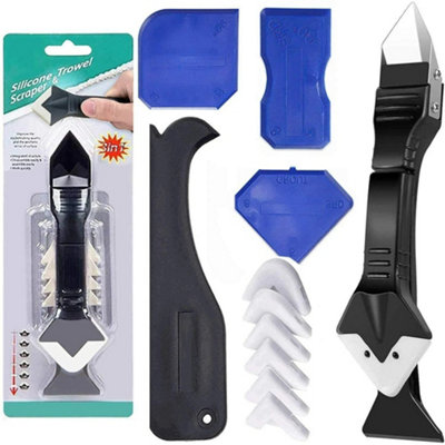 3 in 1 Silicone Sealant Remover Tool Kit Set Scraper Caulking Mould ...