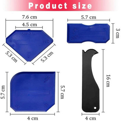 3 in 1 Silicone Sealant Remover Tool Kit Set Scraper Caulking Mould ...