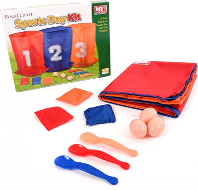 3 in 1 Sports Day Kit Family Fun Summer Kids Adults Children's Game Toy ...