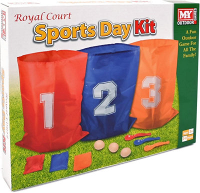 3 in 1 Sports Day Kit Family Fun Summer Kids Adults Children's Game Toy ...