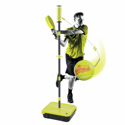3 in 1 Swingball Pro Outdoor Game Set Adjustable Steel Pole Football ...
