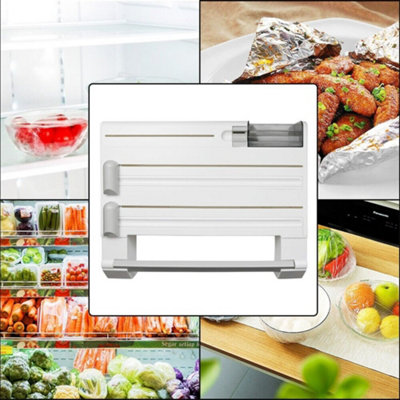 3 in 1 Wall-Mounted Kitchen Roll Dispenser