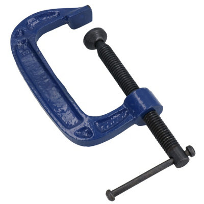 3 Inch (75mm) Cast Iron Screw G Clamp Fastener Holder Support vice ...