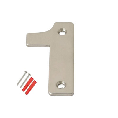 3 inch Brushed Stainless Steel House Number Silver Door Mount Signage ...