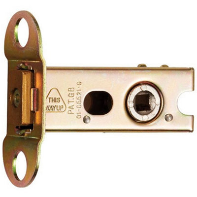 3 Inch Tubular Deadbolt - BODY ONLY - Bathroom Turn & Release Lock ...
