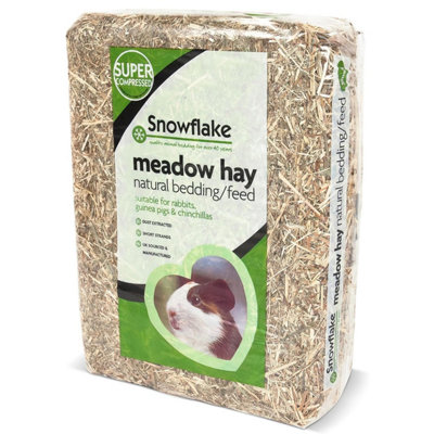 3 Large 3kg Bags Premium Dried Meadow Hay Grass For Small Animals Fresh ...