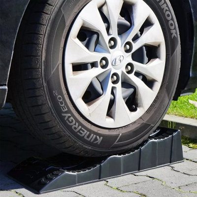 3 Levels Low Profile Car Ramps, Small Portable Car Lift Ramp