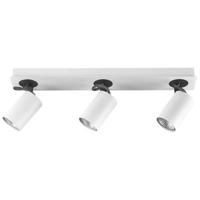 3 Light Spotlight KLIP Adjustable Metal White