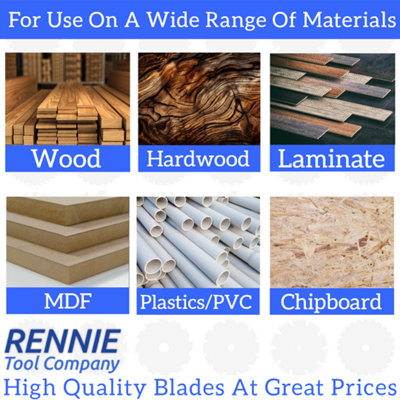 3 Pack - 160mm x 36T TCT Circular Wood Saw Blades Fits Bosch, Makita ...