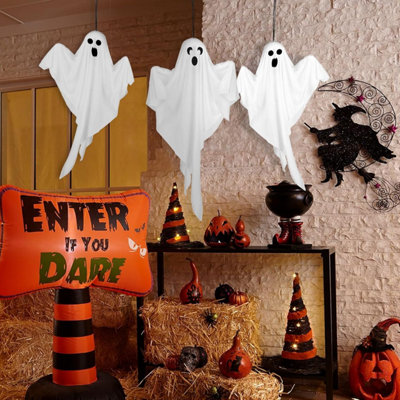 3 Pack Haunting Ghost Decorations: 28" Spooky Illuminated Ghosts for ...