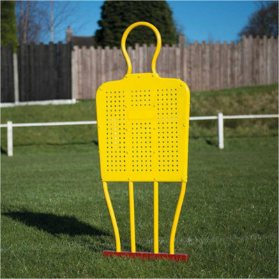 3 PACK JUNIOR 5ft Football Mannequin Set & Bag - Spiked Grass Dummy ...