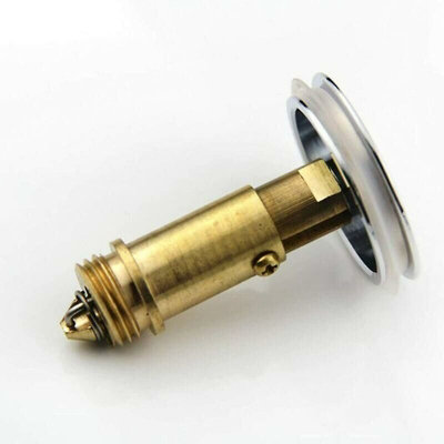 3 Pack Replacement Drain Bolts Easy Spring Mechanism Bathroom Plug Fits ...