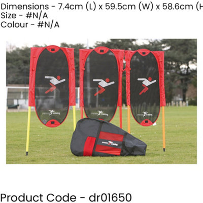 3 PACK Spiked Football Freekick Defender Wall Mannequin & NO POLES ...