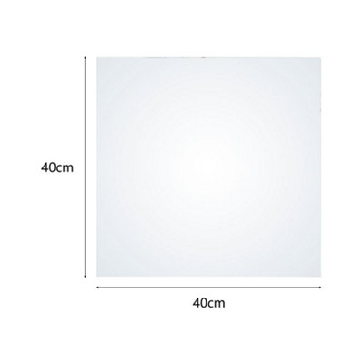 3 Pcs Square Acrylic Self Adhesive Frameless Wall Mirror Wall Stickers ...