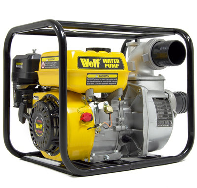 3" Petrol Water Pump Wolf 6.5 HP, Self-Priming