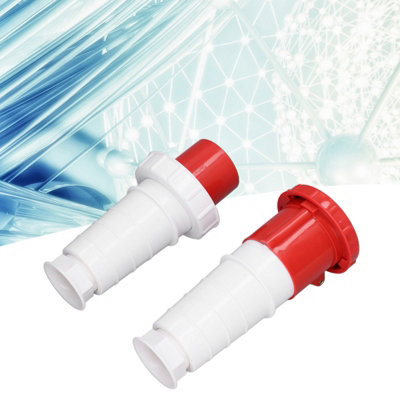 3-Phase 5-Core Waterproof Industrial Aviation Plug Connector 380V/415V ...